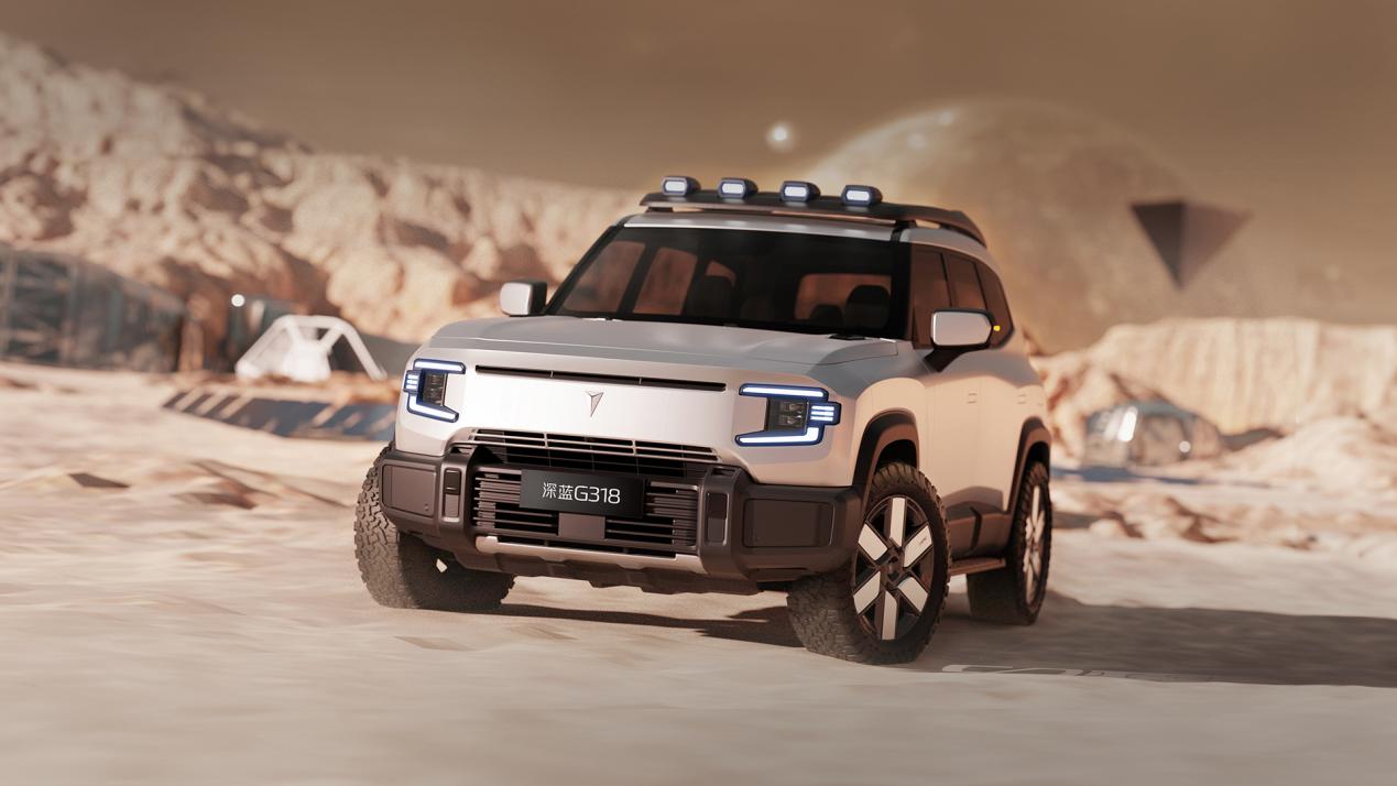 刚开年就搞事情，深蓝G318官图曝光，满满的科技新硬派设计风-车市号